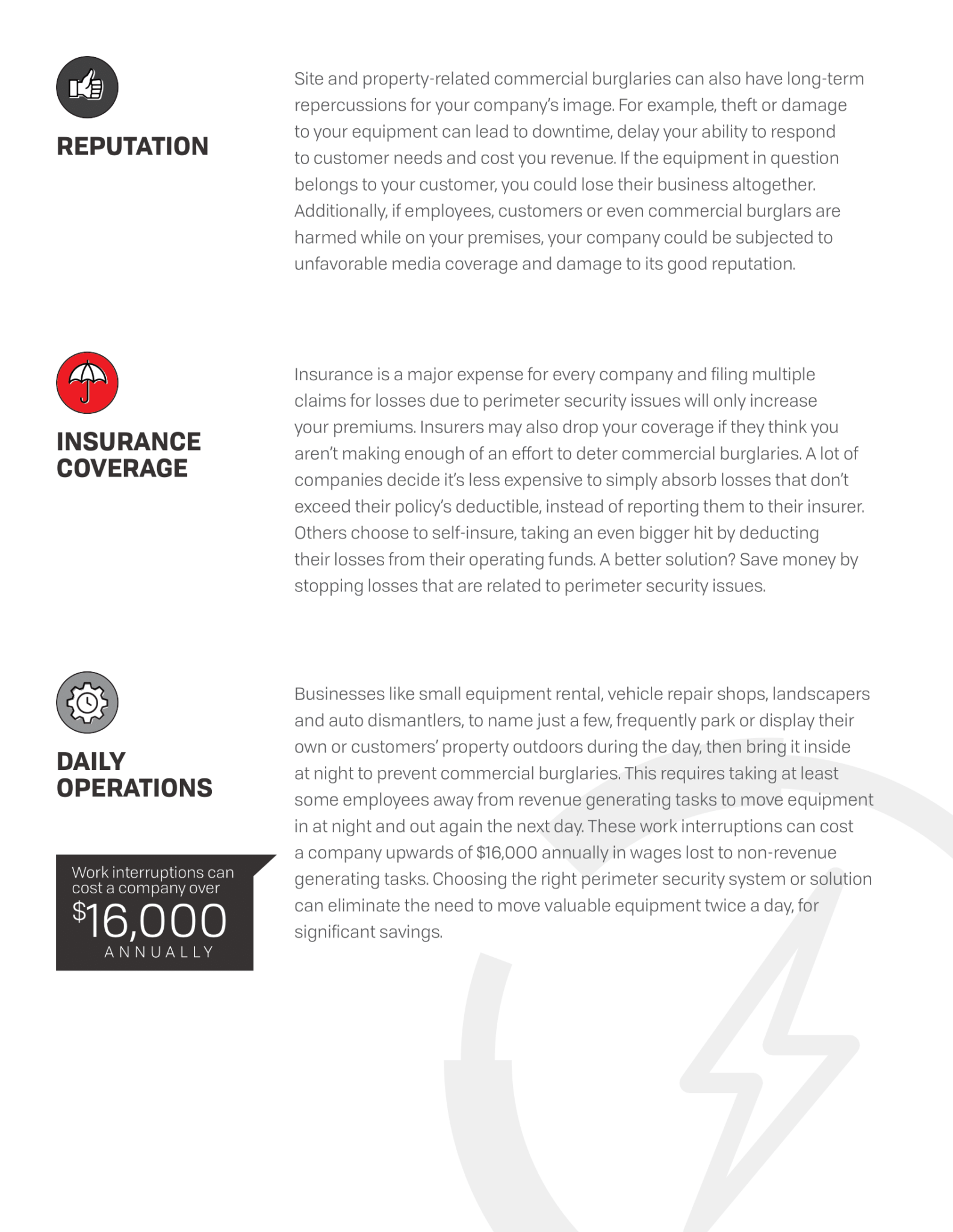 Choosing a Perimeter Security Provider | AMAROK Resources