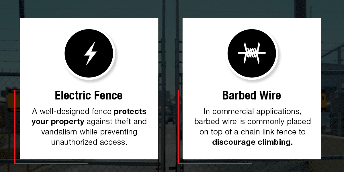 Difference Between an Electric Fence & Barbed Wire